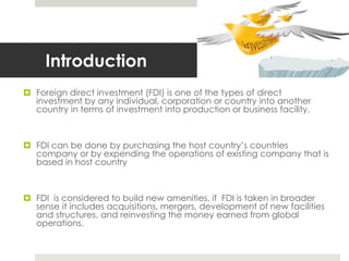 Falling FDI in India | PPT