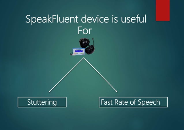 SpeakFluent - AntiStammering device | PPTX