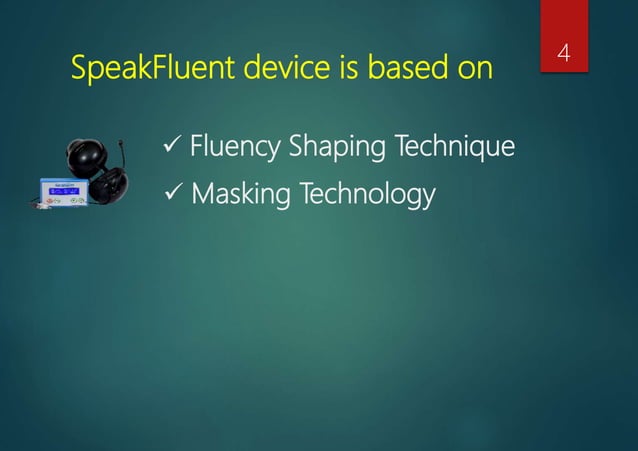 SpeakFluent - AntiStammering device | PPTX