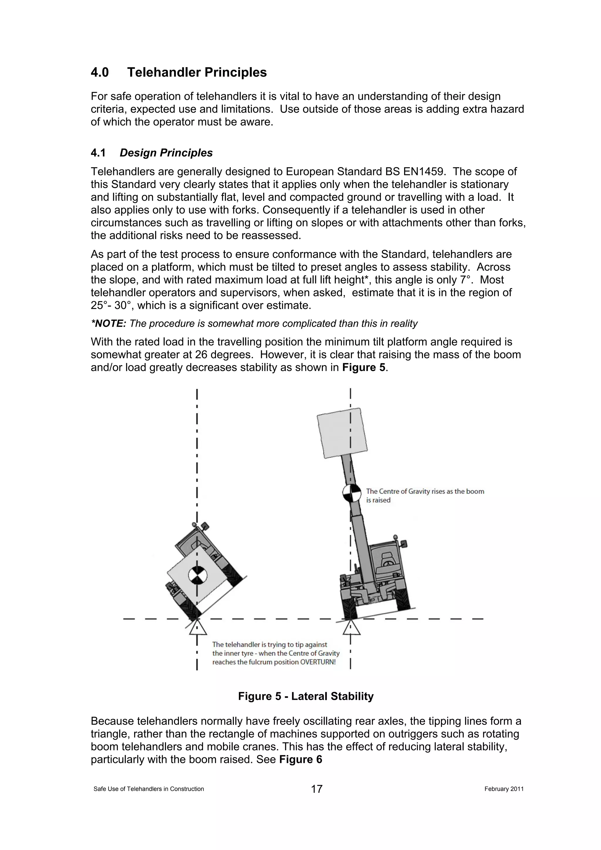 The Safe use of Telehandlers In Construction 110210 A | PDF