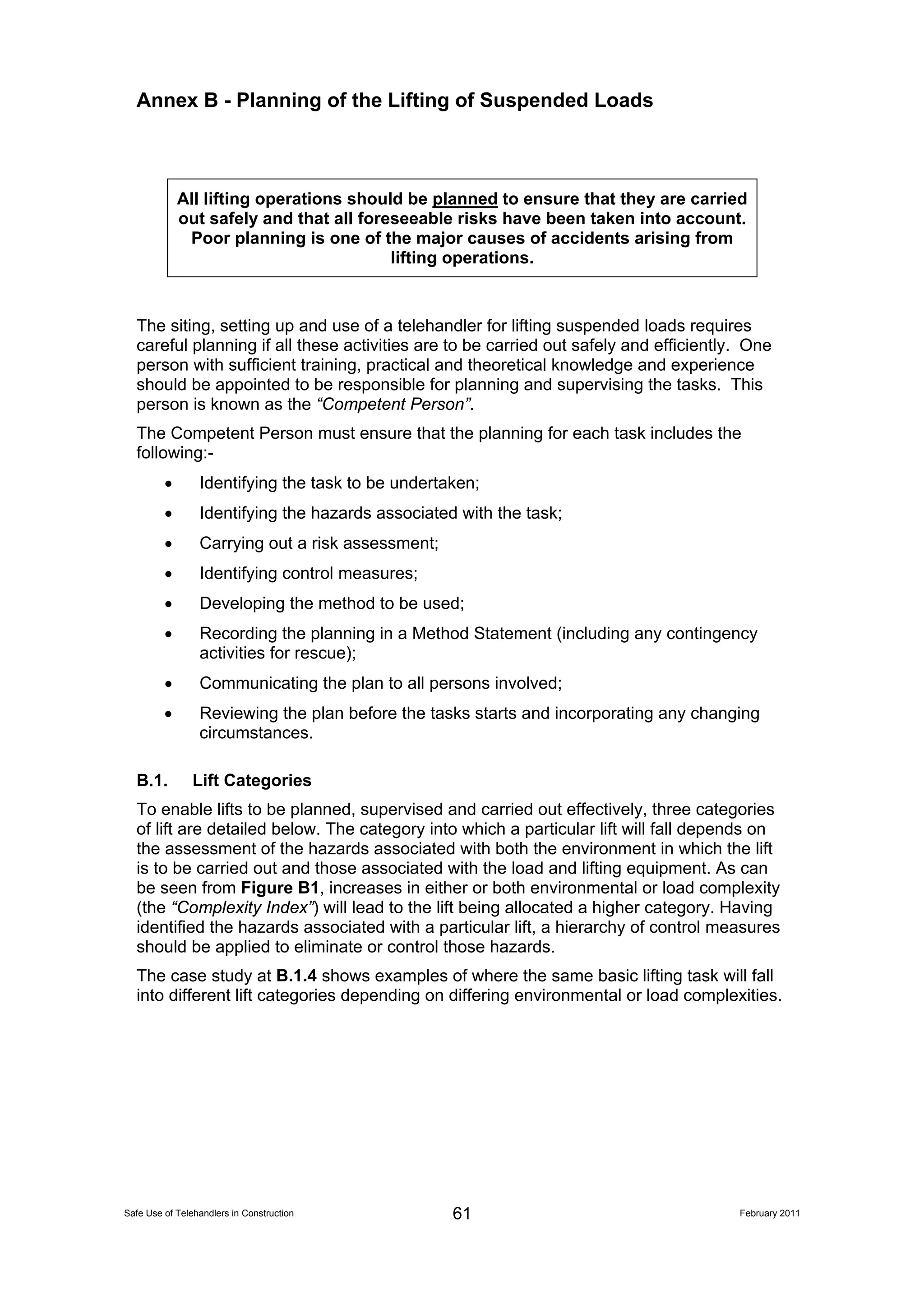 The Safe use of Telehandlers In Construction 110210 A | PDF