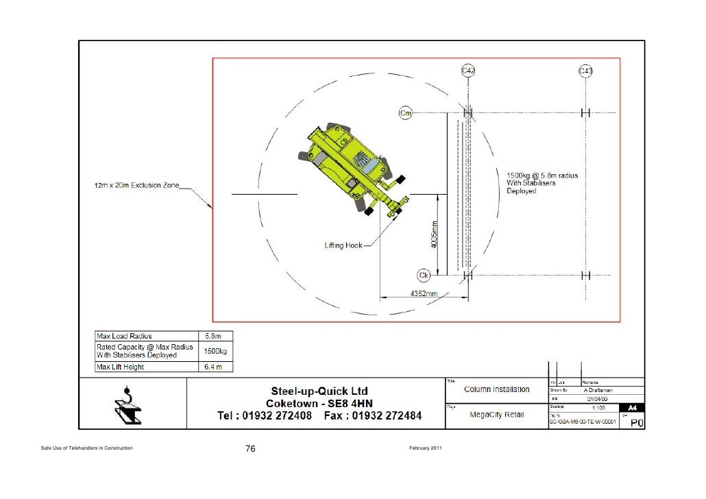 The Safe use of Telehandlers In Construction 110210 A
