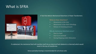Transformer Diagnostics | Sweep Frequency Response Analysis | PPTX