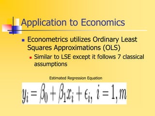 linear Algebra least squares | PPT