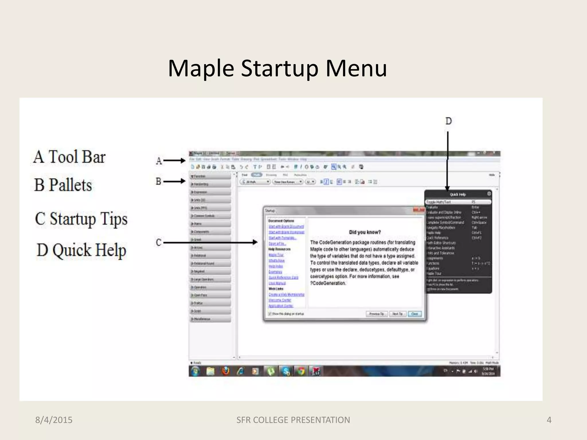 Mathematical Modeling With Maple | PPTX