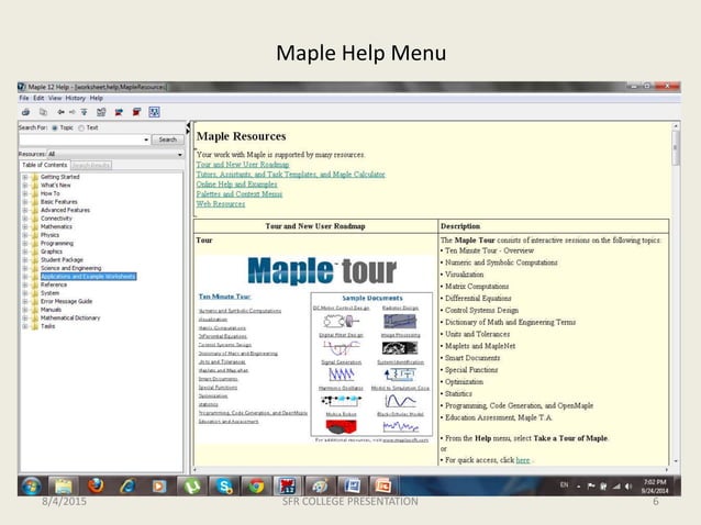 Mathematical Modeling With Maple | PPTX