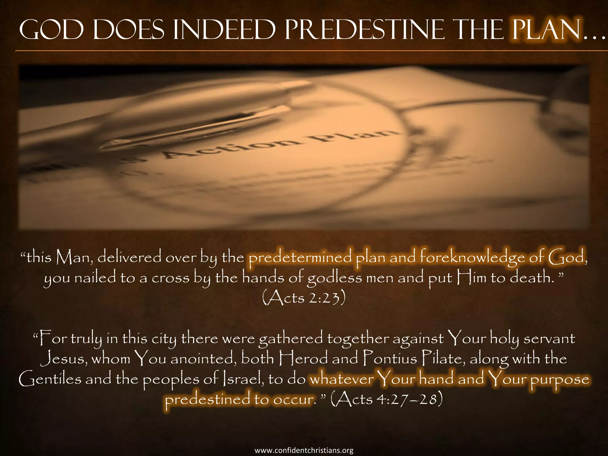 Sovereignty, Free Will, and Salvation - God's Sovereignty over ...