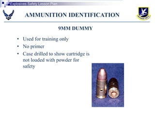 SFS CATMS Explosives Safety Lesson Plan | PPTX