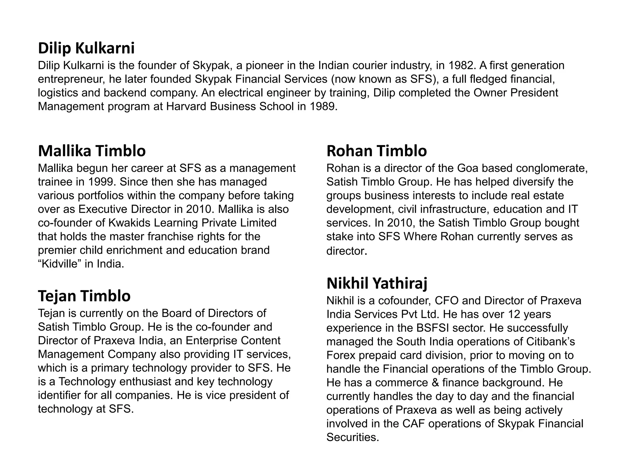 Sfs company profile ppt | PPTX | Business Banking & Finance | Business