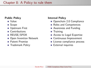 SFScon 2020 - Davide Ricci - FOSS management and license compliance ...