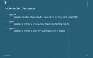 SFScon 2020 - Nikola Milisavljevic - BASE - Python REST API framework | PPT