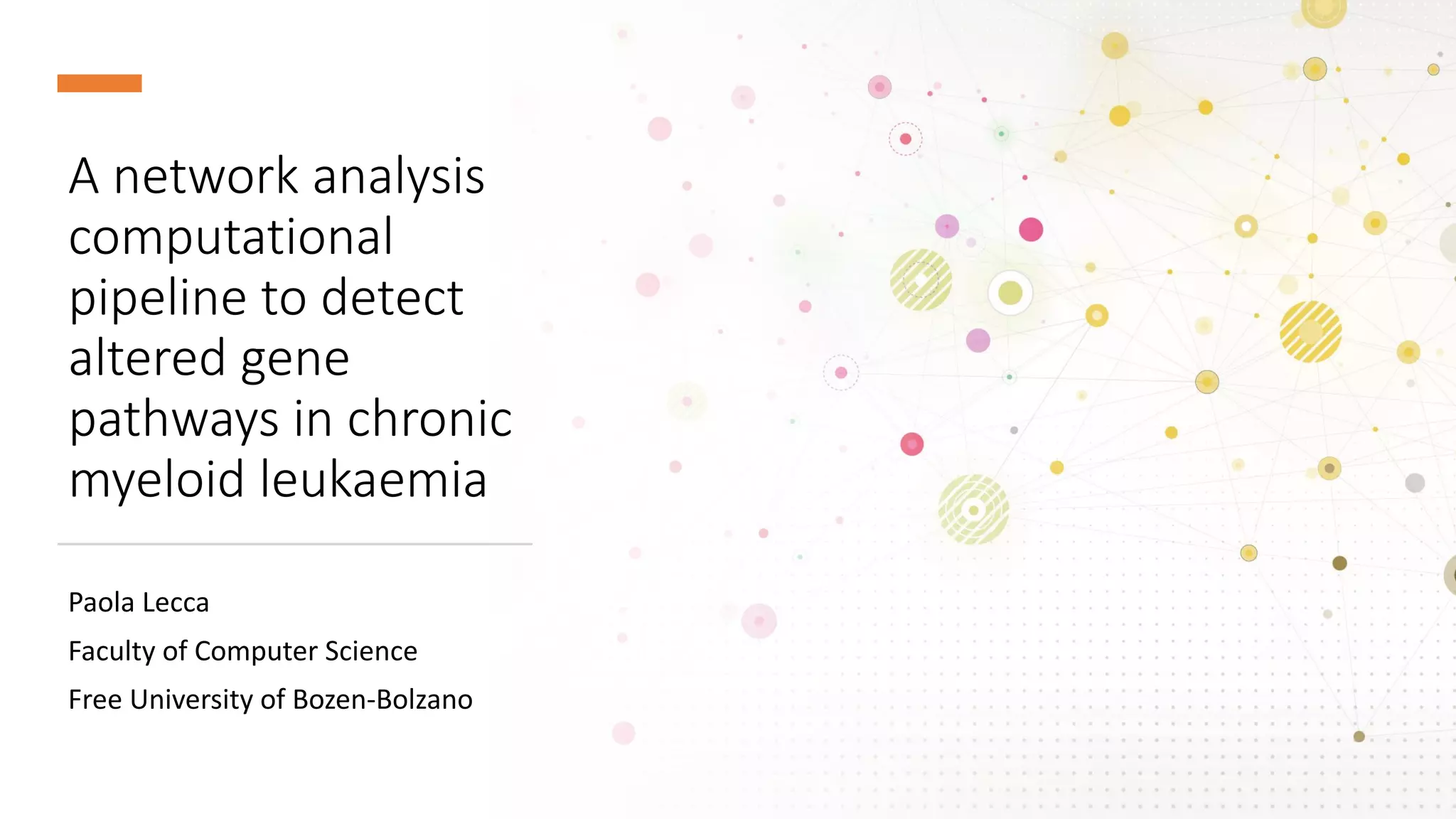 SFScon 2020 - Paola Lecca - A network analysis computational pipeline ...