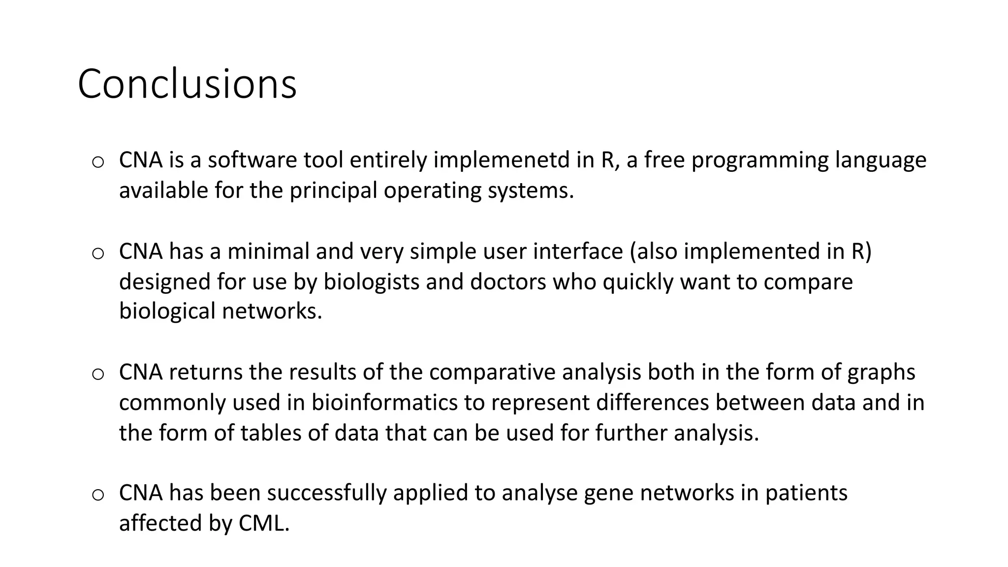 Sfscon 2020 Paola Lecca A Network Analysis Computational Pipeline To Detect Altered Gene
