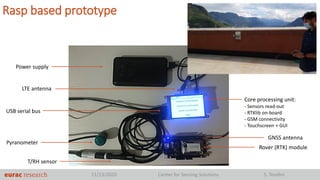 SFScon 2020 - Stefano Tondini - Low-cost high-res GNSS technology in combination with RTKLIB for ...