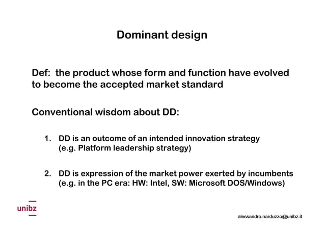 SFScon17 - Alessandro Narduzzo: " Organizing New Venture For A Dominant ...