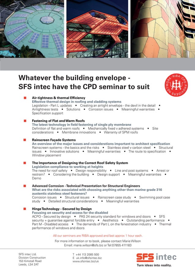 SFS intec cpd seminars | PDF