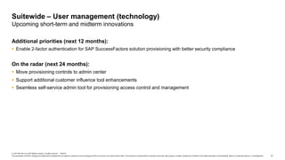 SAP SuccessFactors Solutions Road Map | PPT