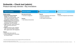 SAP SuccessFactors Solutions Road Map | PPT