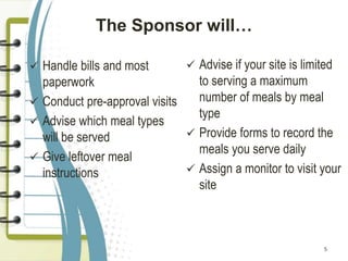 SFSP Site Supervisor Training.ppt