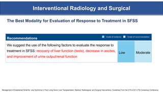 Post Living Donor Liver Transplantation Small for-size Syndrome | PPTX