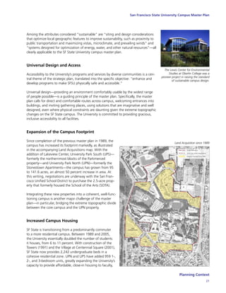 SFSU Campus Master Plan 2007 | PDF | Civil Engineering Industry ...