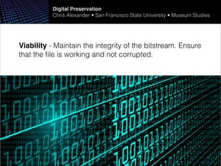 SFSU - Digital Preservation | PDF | Data Storage and Warehousing ...