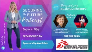 Securing the Future Podcast Sponsorship Opportunity | PPT
