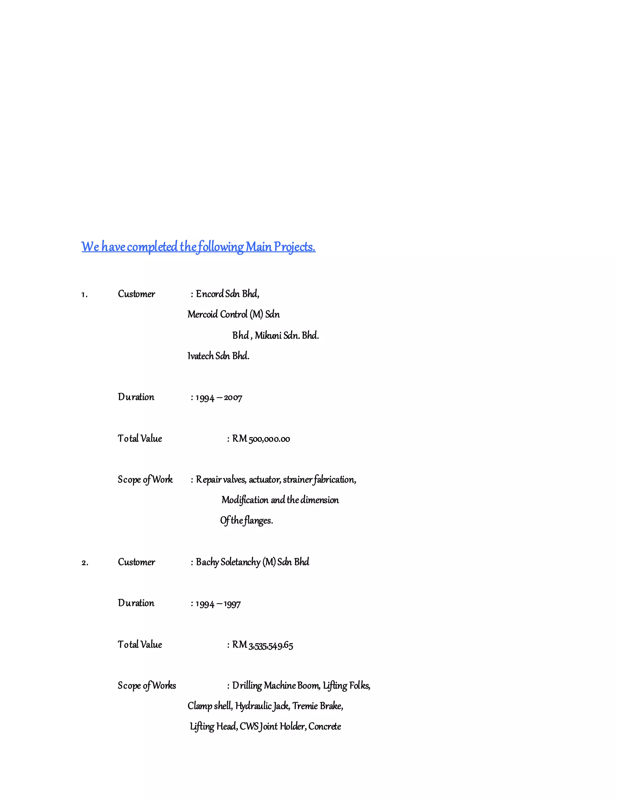 Sft company profile | DOCX