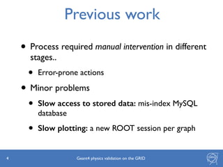 Geant4 physics validation on the GRID | PPT