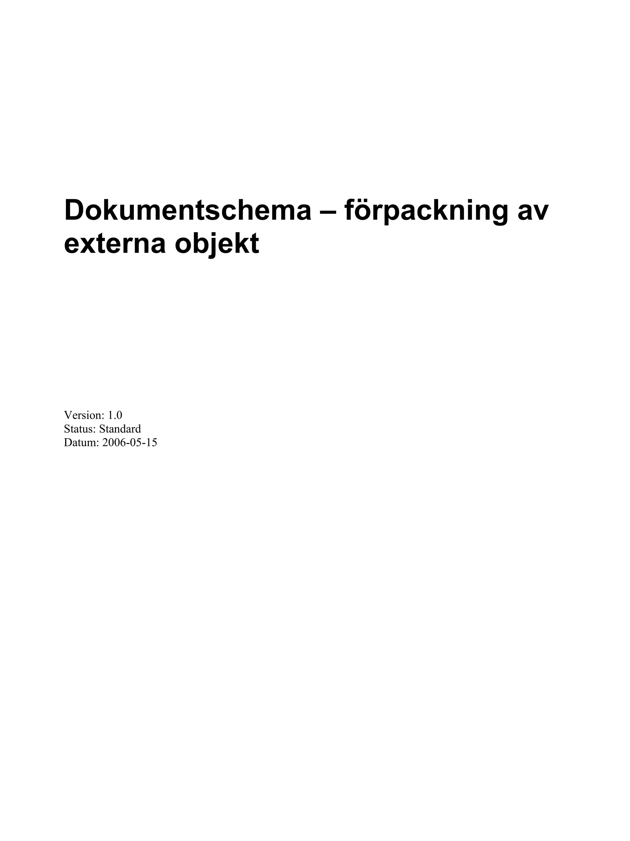 Sfti externt objekt dokumentschema object envelope 1 0 | PDF | Free Download
