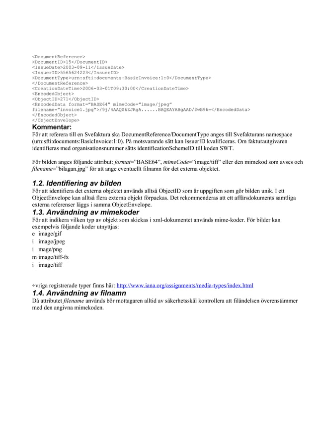 Sfti externt objekt dokumentschema object envelope 1 0 | PDF | Free Download