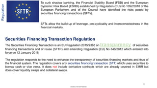 Securities Financing Transactions Regulation (SFTR) | PPTX