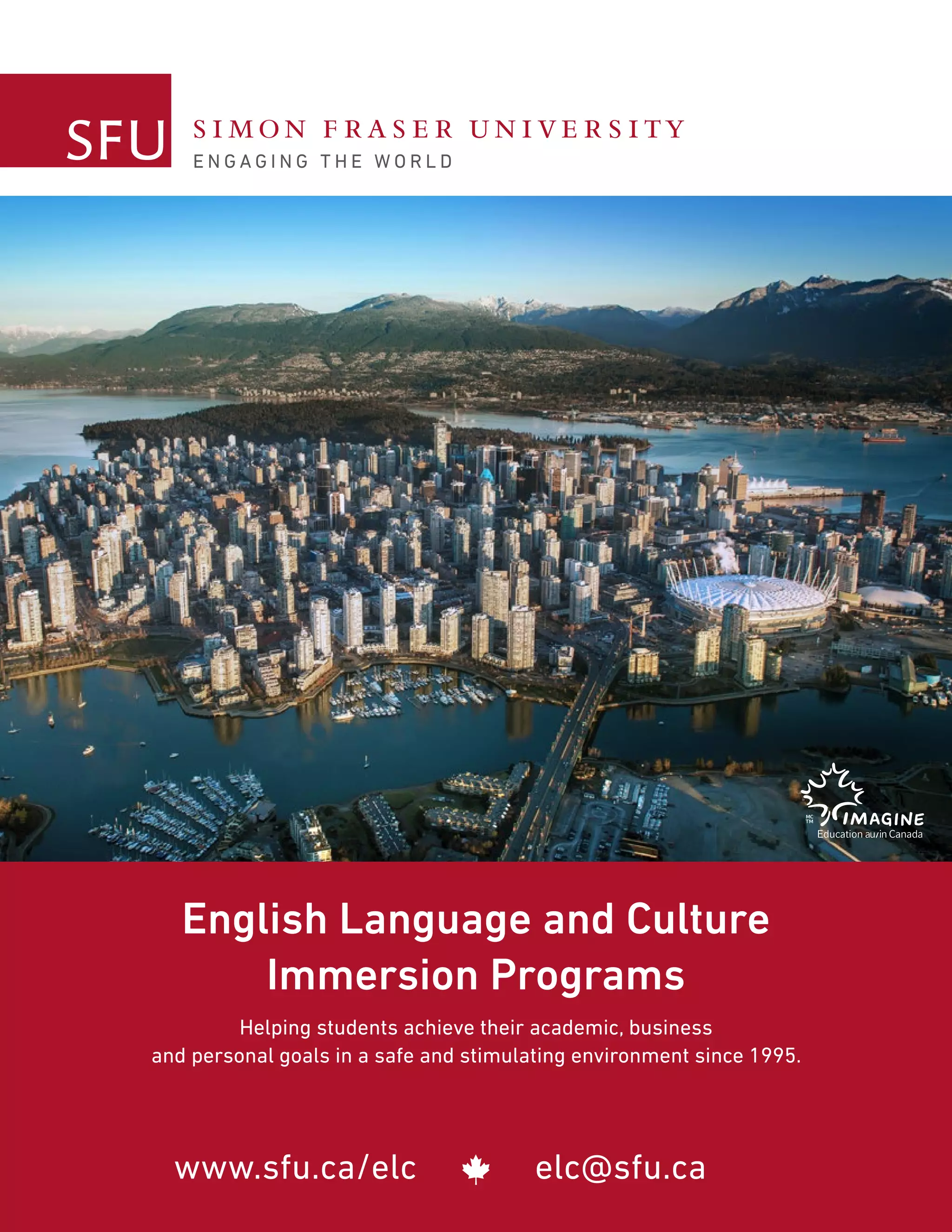 Sfu english language and culture immersion programs | PDF