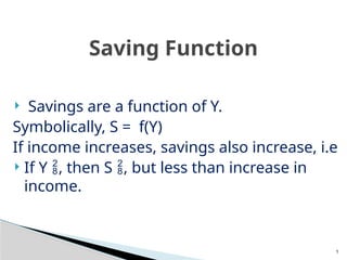 Functional relationship between saving and income.pptx