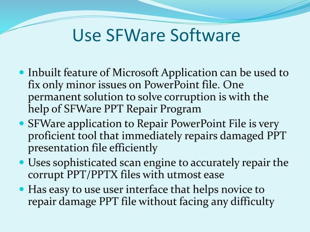 How to Repair PPT Files | PPT