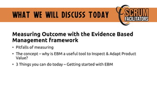 Sf webinar 2021-1 Measuring Outcomes with the evidence based management ...