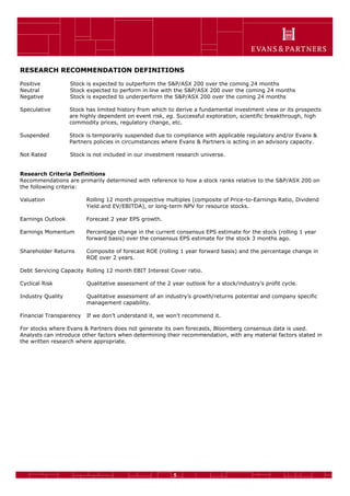 SFW - FOFA implications, Sum of parts valuation, possible acquirers | PDF