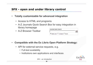 Sfx An Introduction | PDF