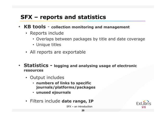 Sfx An Introduction | PDF
