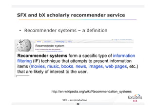 Sfx An Introduction | PDF