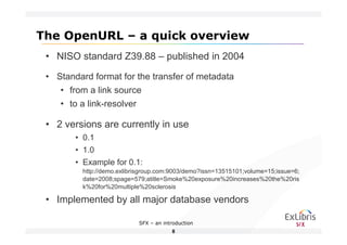 Sfx An Introduction | PDF