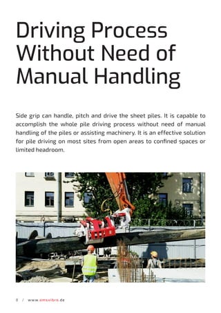 Side Grip Vibro Hammer - OMS Pile Driving Equipment | PDF