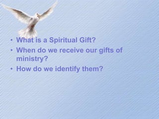 Spiritual Gifts Seminar | PPTX