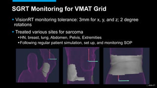 SG-SFRT The use of surface imaging for spatially fractionated ...