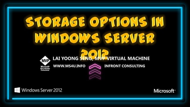Storage Options in Windows Server 2012 | PPTX | Operating Systems | Computer Software and ...
