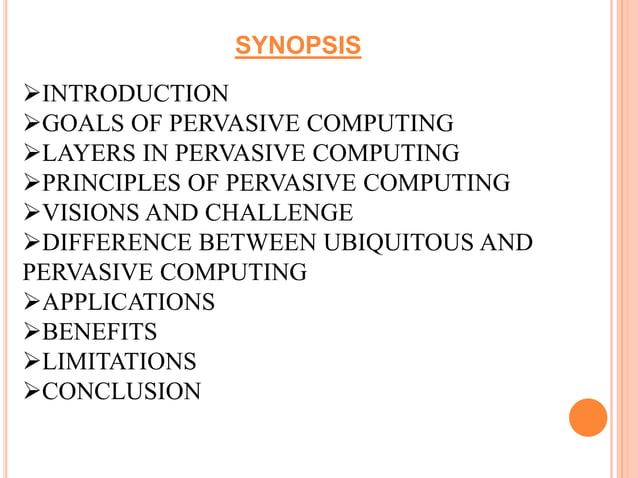 Pervasive Computing Pptx Computing Technology And Computing