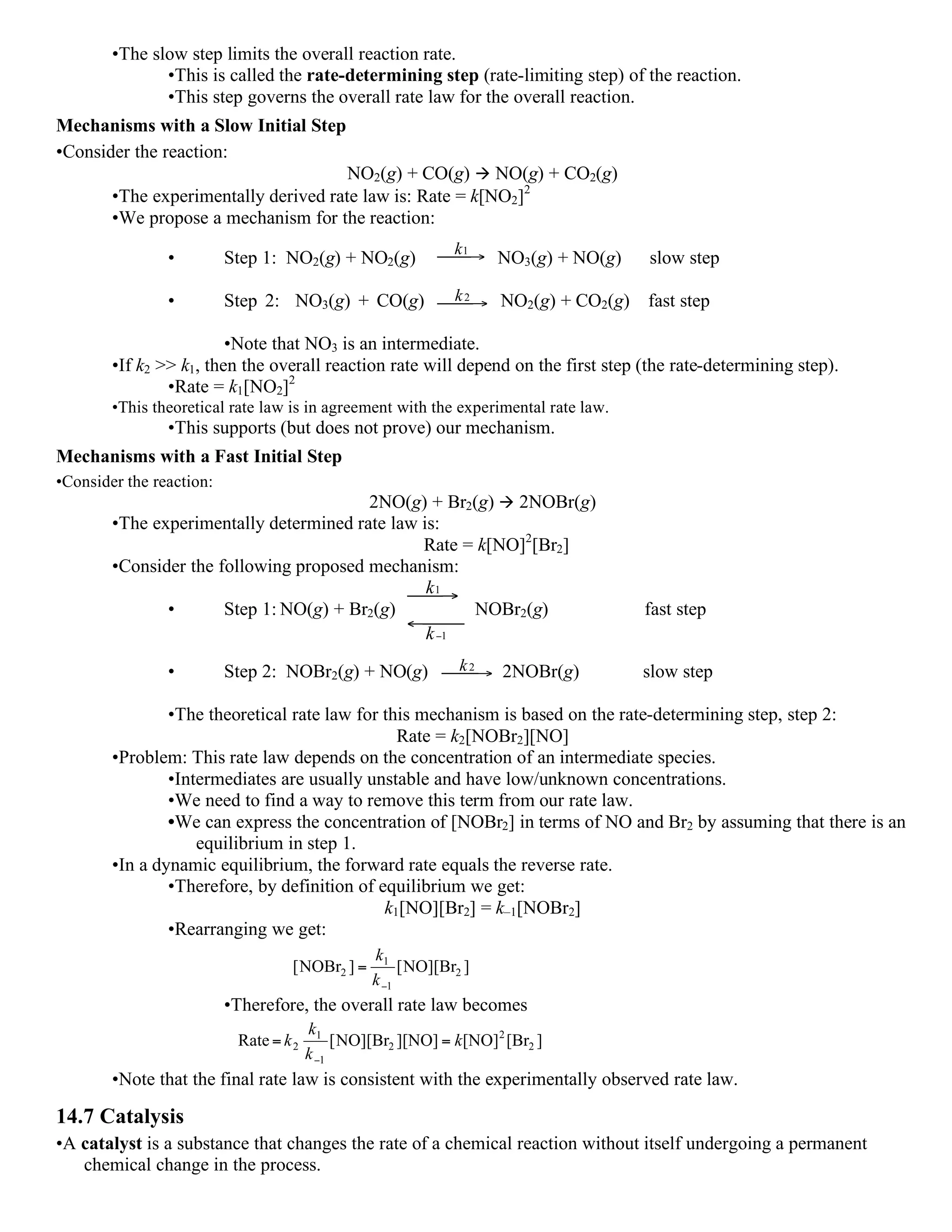 AP Chemistry Study Guide- Kinetics | PDF