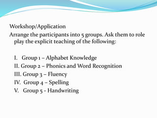 Principles of Decoding and Explicit Instruction | PPTX