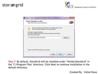 StoreGrid 2.5.1 Installation Guide | PPT