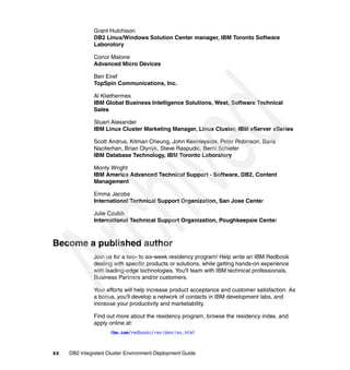 DB2 Integrated cluster enviorment deployement | PDF